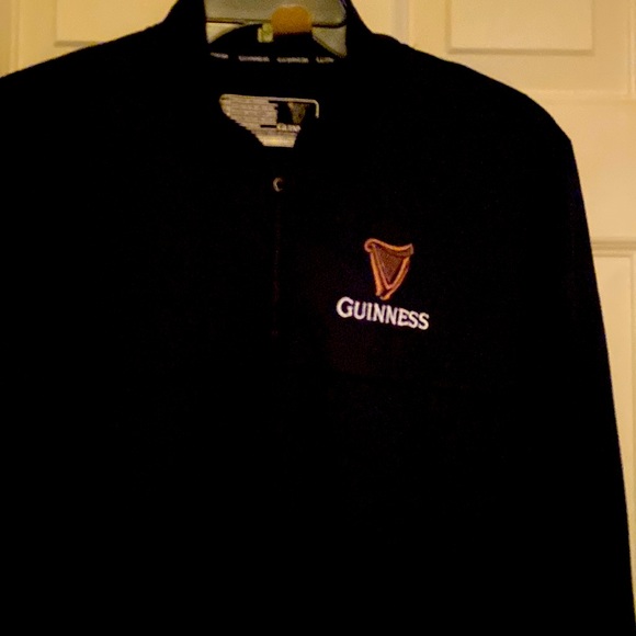 Tops | Authentic Guinness Dry Fit Performance Popover | Poshmark